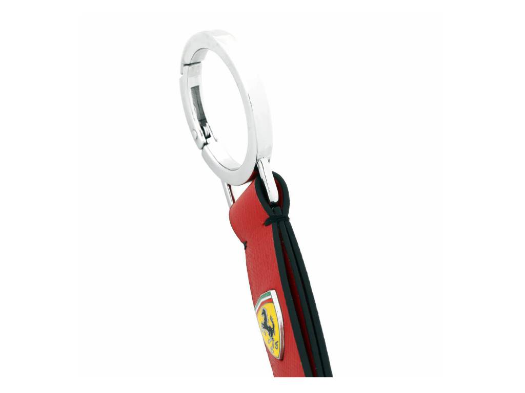 Ferrari - Evo Saffiano Keyring Red | Continental Cars