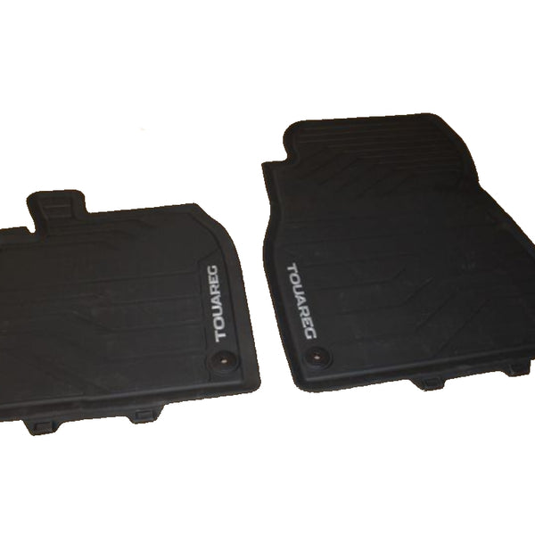 Volkswagen Touareg Front Rubber Floor Mats Continental Cars